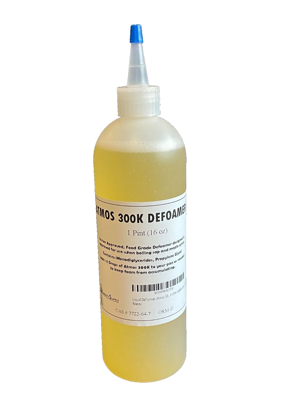 Liquid Defoamer 16 oz (1 Pint), Atmos 300K, Food Grade, Kosher, Maple ...