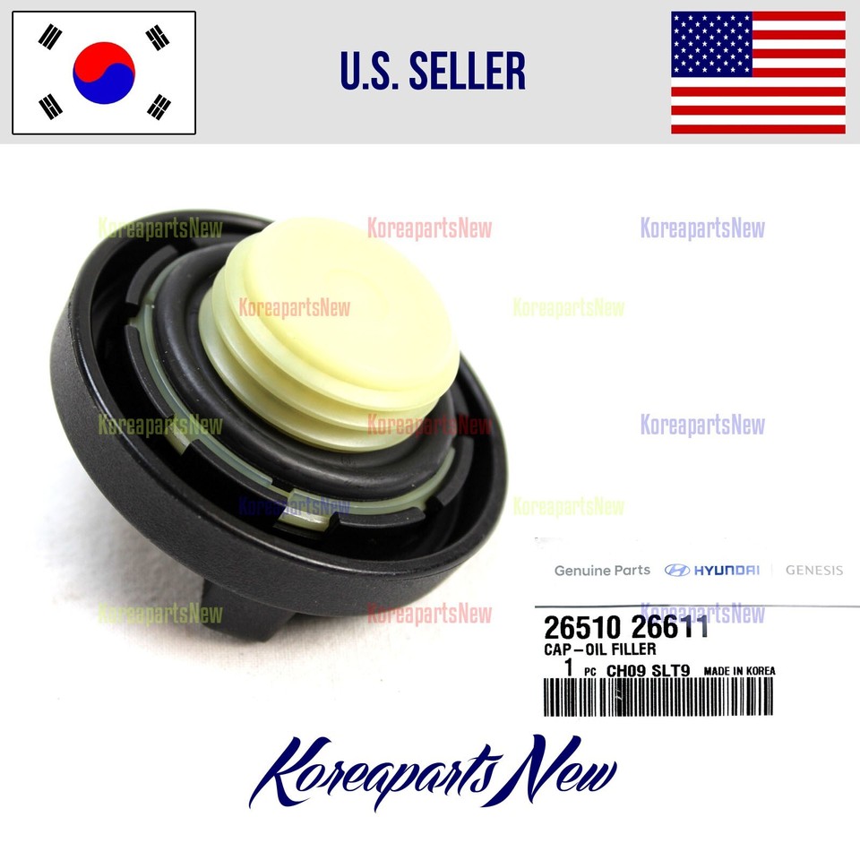 Engine Oil Filler Cap 2651026611 ⭐OEM⭐ HYUNDAI KIA 2007-2020 *See ...