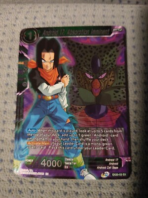 Dragon Ball TCG Android 17, Absorption Imminent NM Holo | eBay.de