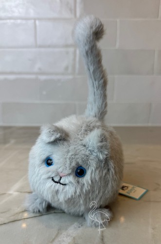 Jellycat Grey Kitten Caboodle NWT Soft Plush Stuffed Animal Cat Fluffy ...