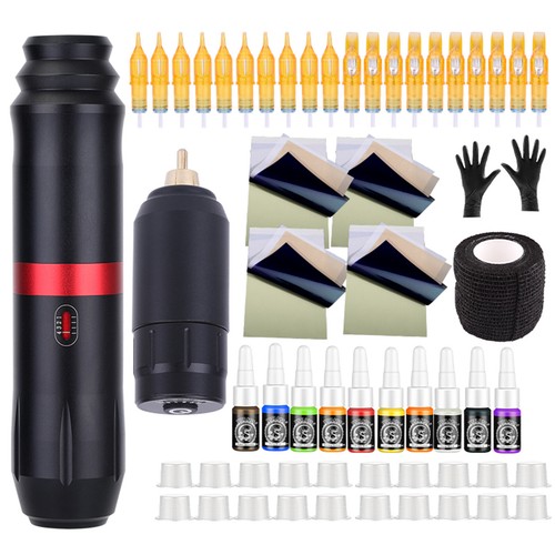 Professional Body ink Machine Set Rotary Motor Body ink Pen Pigment ...
