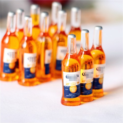 5pcs Beer Bottle 1/6 1/12 Dollhouse Miniature Drinks Alcohol Coro ...