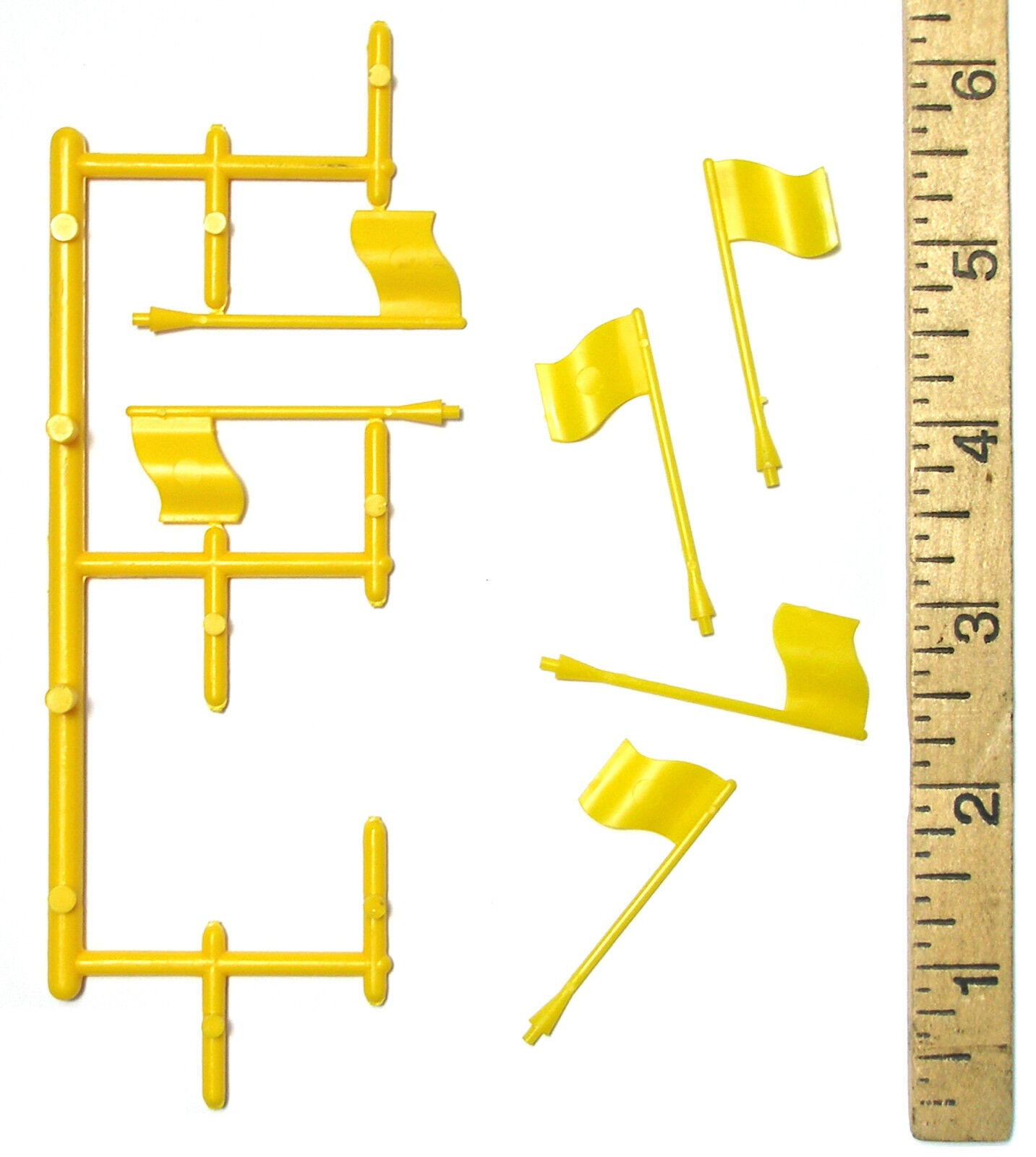 6 Vintage Aurora AFX & Speed Steer TCR Slot Car Track Flags Unused ...