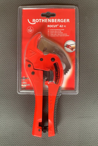 Rothenberger Rocut 42TC Twin Cut Plastic Pipe Cutter 0-42mm 5.2000 Made ...