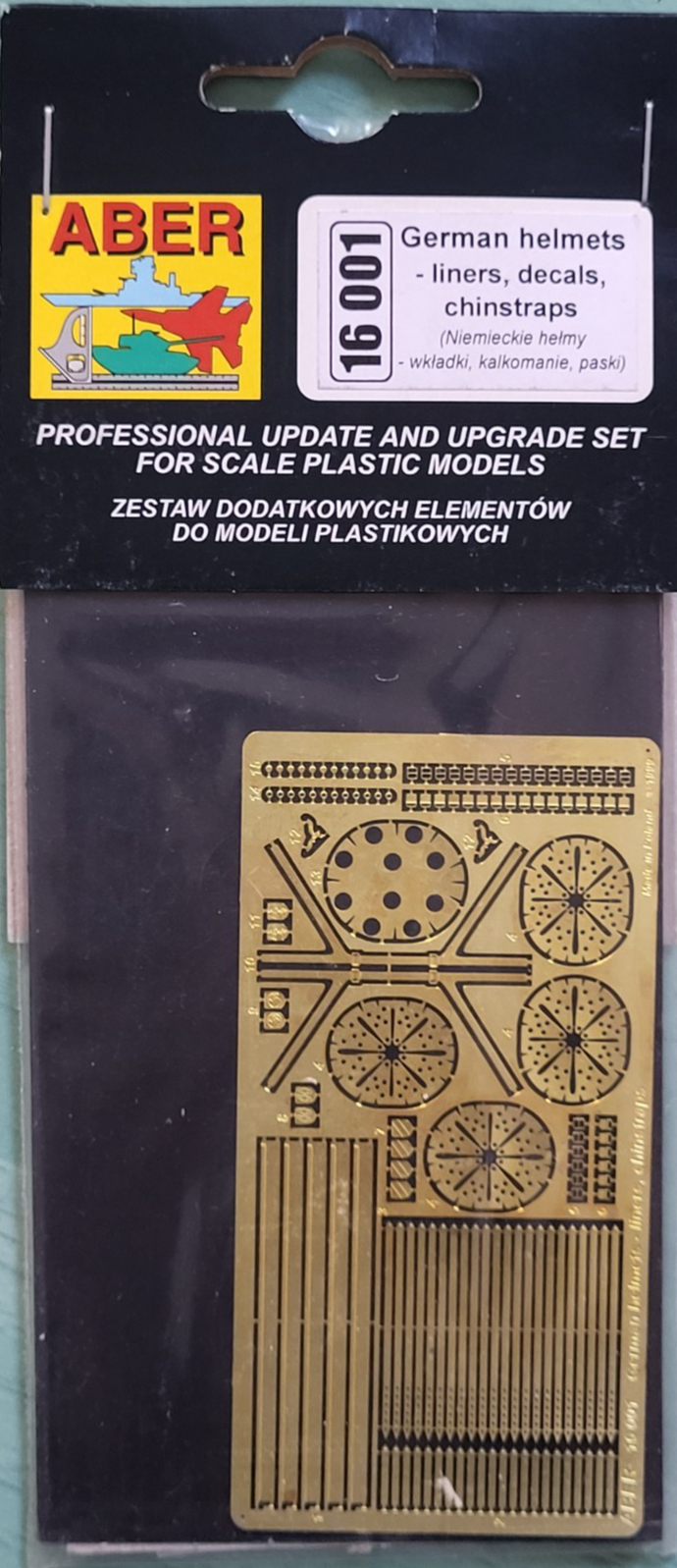 VENDS GERMAN HELMETS LINERS, DECALS, CHINSTRAPS au 1/16 marque ABER ...