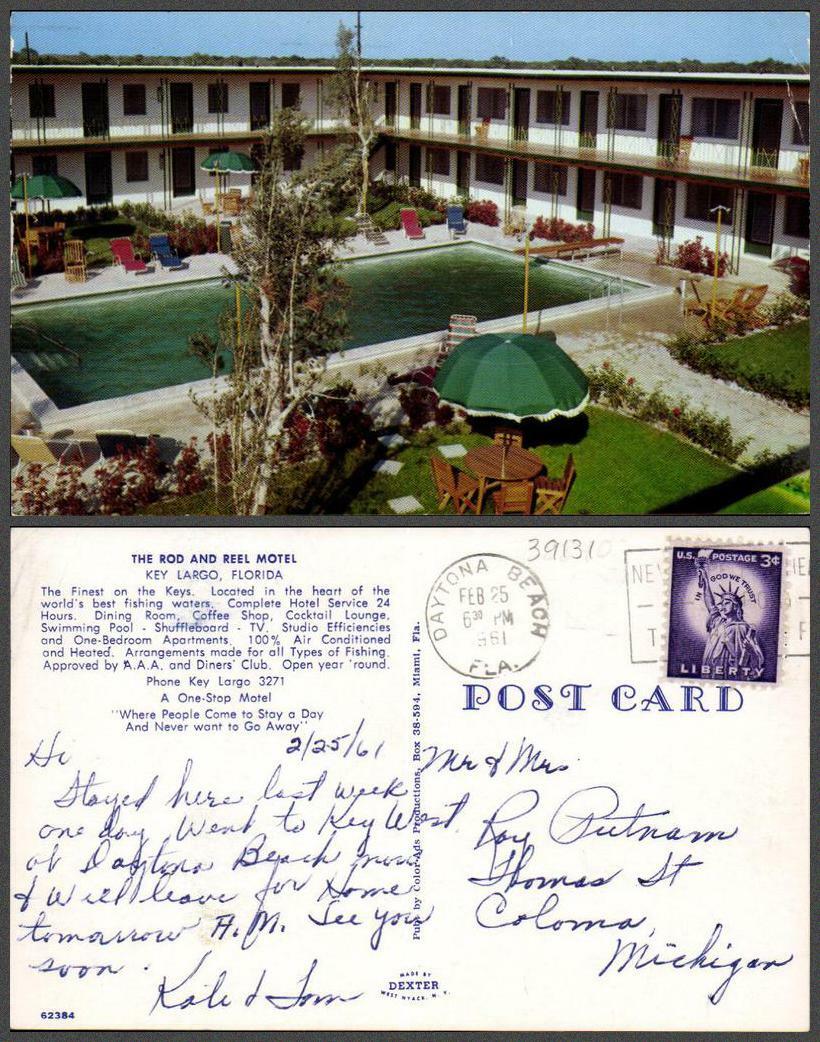 FLORIDA Key Largo CHROME VINTAGE POSTCARD | eBay