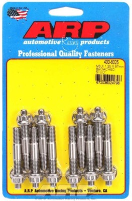 ARP 400-8025 Universal Studs, 12-Point, M8 x 1.25mm, 2.250 in. Long ...
