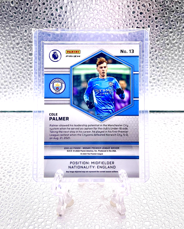 COLE PALMER 2021-22 Mosaic Premier League #13 ROOKIE CARD RC REACTIVE ...