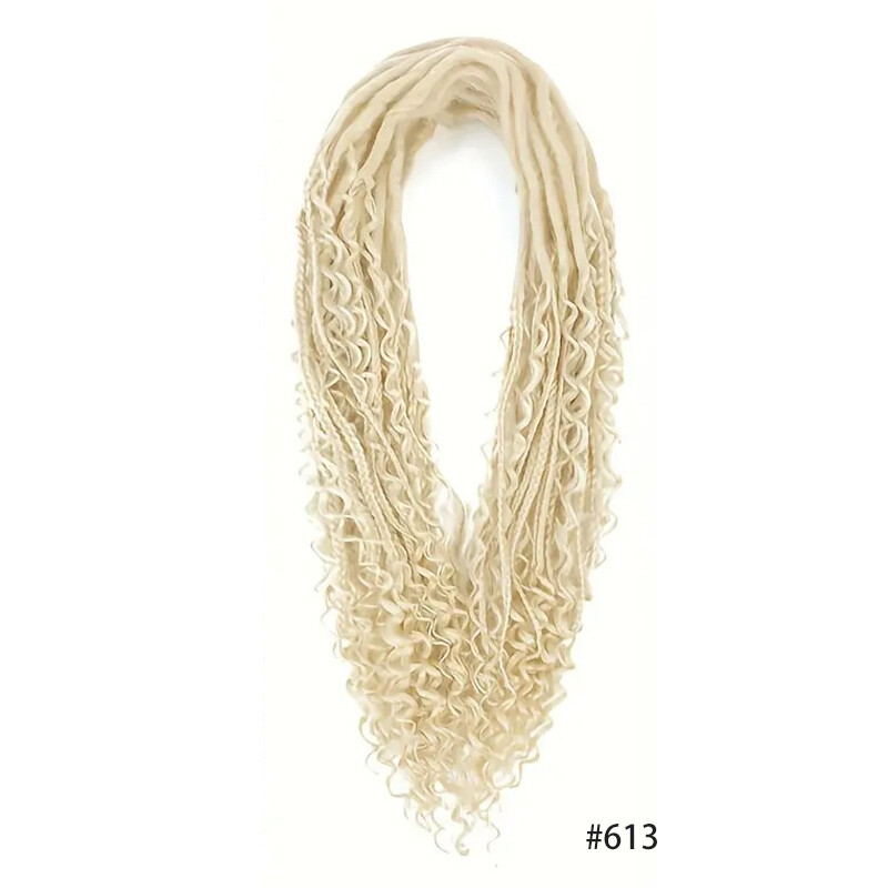 24" Double Ended Dreadlocks Doppel Dreads Boho Box Braids DE Dreads ...