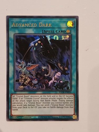 YuGiOh! Advanced Dark - BLCR-EN054 - Ultra Rare 1st Edition | eBay