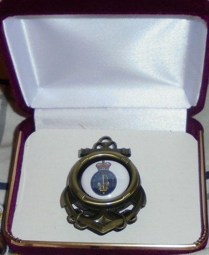 Royal Australian RAN Aussie Navy Empire Fleet Unit Ship Anchor Badge ...