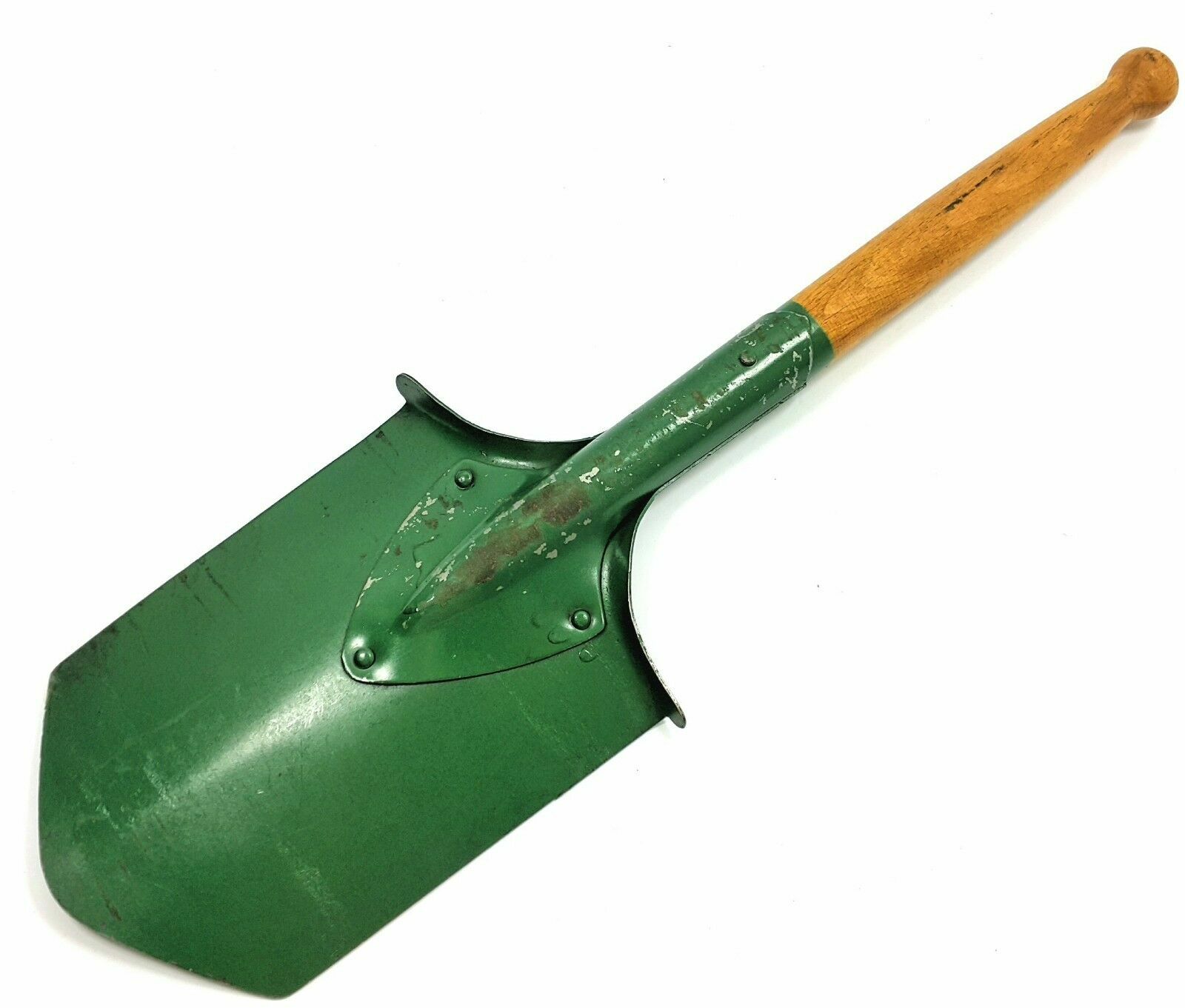 ORIGINAL VINTAGE HEAVE DUTY MILITARY STEEL SHOVEL SPADE POLISH ARMY ...