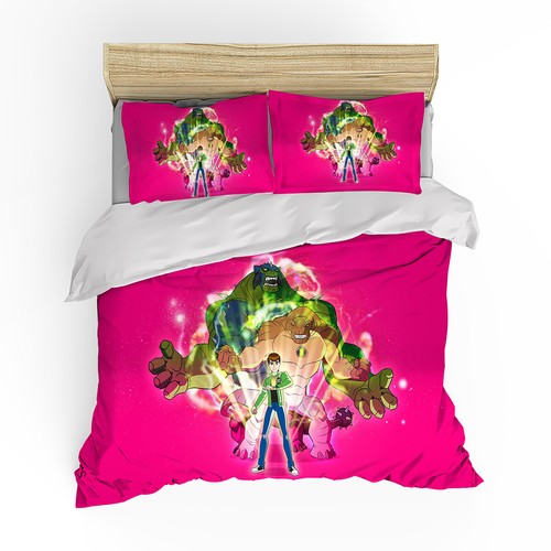 Ben 10 Single King Single Double Queen King Bed Duvet Quilt Doona Cover ...