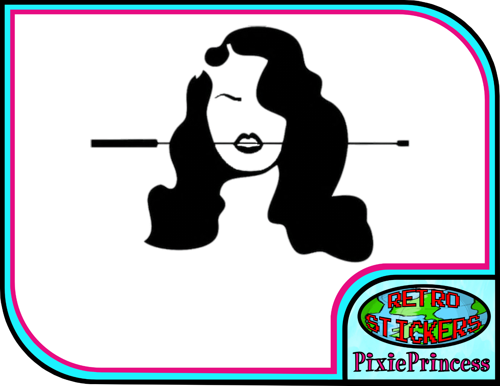 Femdom Mistress Dom BDSM Sexy M Vinyl Sticker Wall Poster Car Bike ...