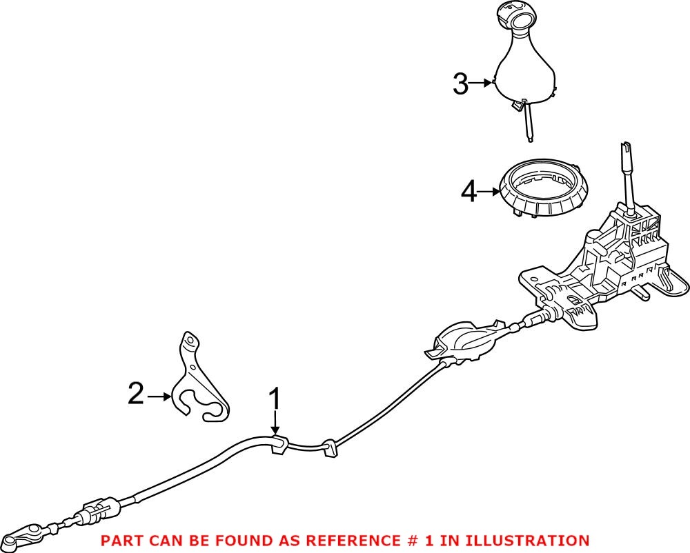 Genuine OEM Automatic Transmission Shift Lever for MINI 25168483097 for ...
