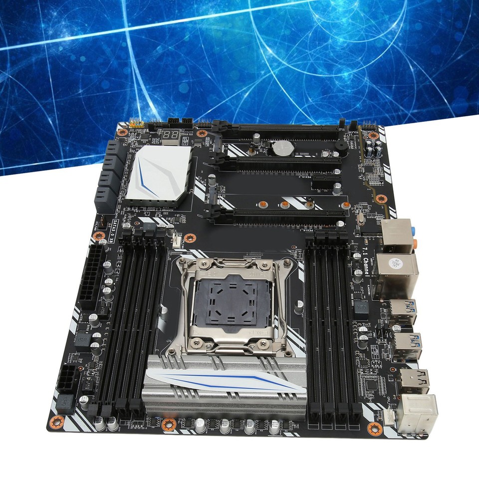 X99 D8 DDR4 Mainboard Support LGA2011 V3 V4 NVME M.2 WiFi Slot ATX ...