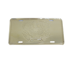 U.S. Army Warrant Officer Crest in Gold on Black License Plate Official ...