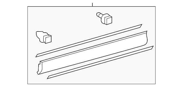 2016-2018 Toyota RAV4 Right Front Door Lower Molding 7507342021 | eBay