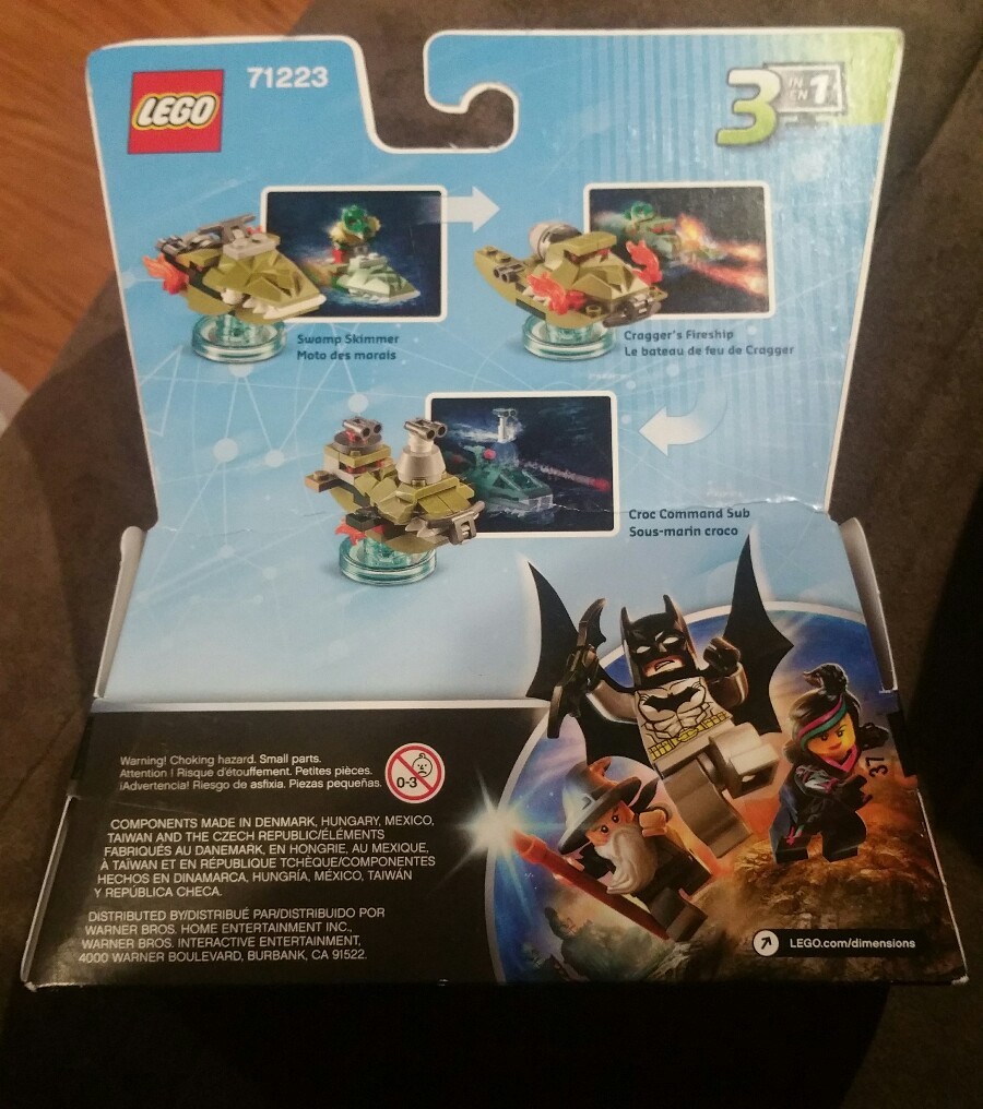 LEGO DIMENSIONS FUN PACK #71223 CHIMA -- CRAGGER AND SWAMP SKIMMER | eBay