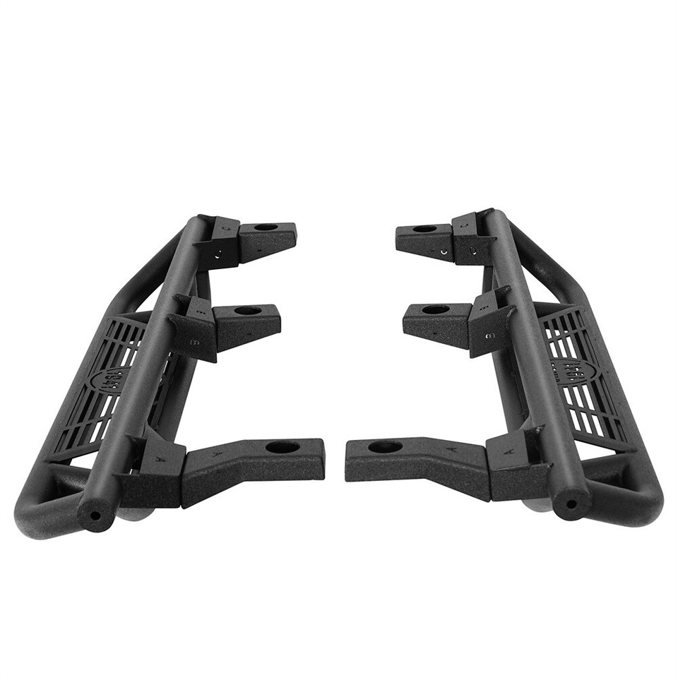 2Pc Steel Drop Down Side Step Bars Running Boards for 1997-2006 Jeep ...