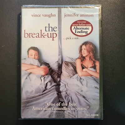 The Break-Up DVD 2006 Vince Vaughn Jennifer Aniston Full Screen Brand ...