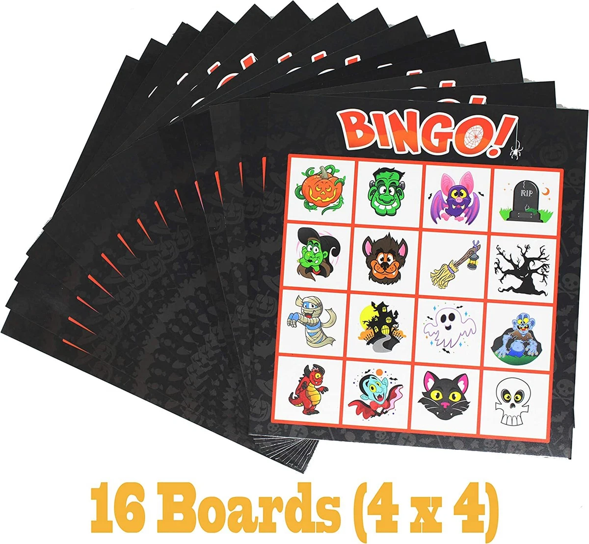 Bingo Cards 4x4