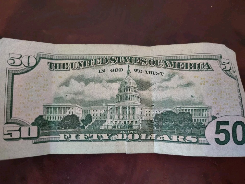 $50 Bill Unique Serial Number 420 | eBay