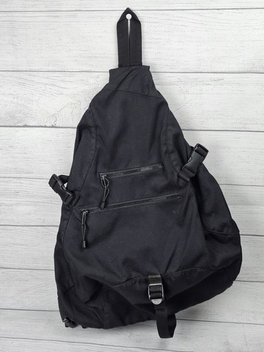 GAP Sling Bag Backpack Black Crossbody Shoulder Tactical Gorpcore Y2K ...