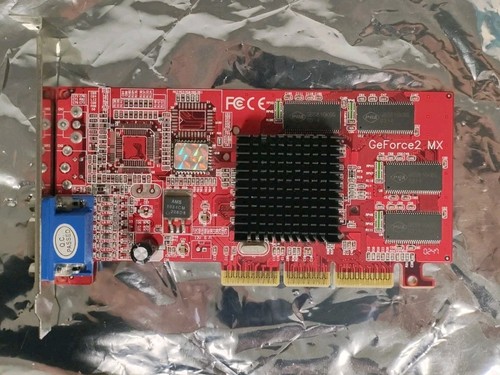 Vintage NVidia GeForce 2 MX-400 AGP VGA 64MB Video Card - UNTESTED | eBay