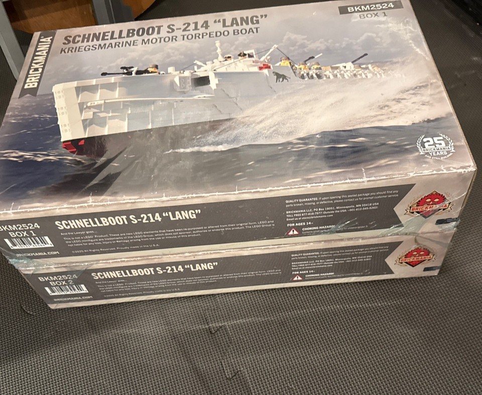 Brickmania Schnellboot S-204 "Lang" – Kriegsmarine Motor Torpedo Boat ...