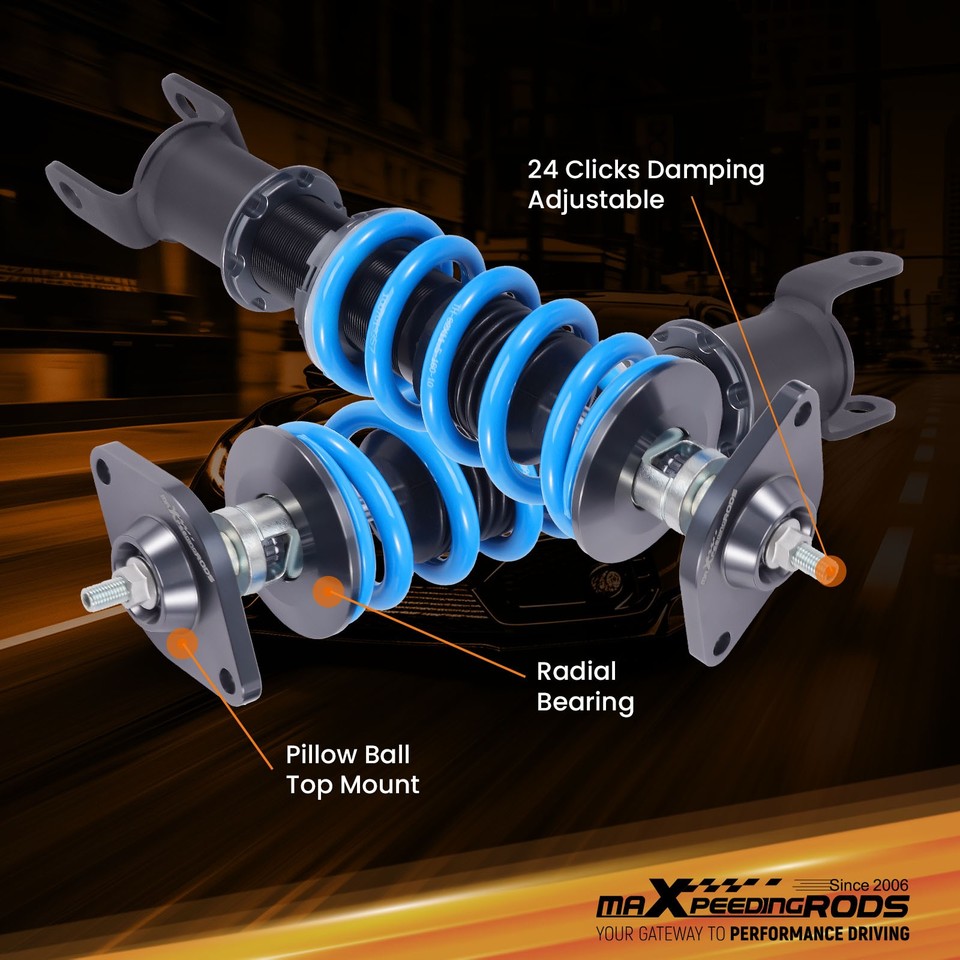 MaXpeedingrods T6 Coilover Damper Adjustable For Chevrolet Corvette C5 ...