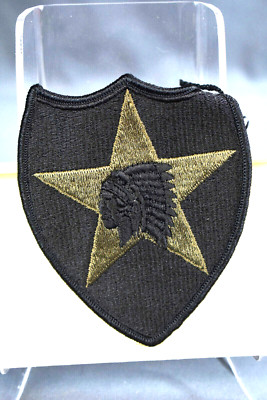 US Army Patch, Second Infantry Division. Embroidered. 4" x 3 1/2" New ...