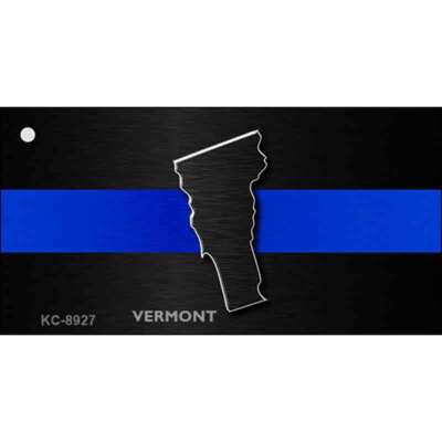Vermont Thin Blue Line Novelty Metal Key Chain KC-8927 | eBay