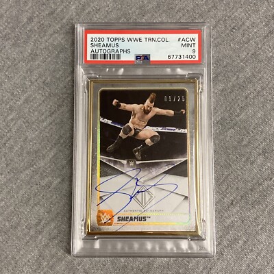 2020 Topps WWE Transcendent Collection Sheamus Autographs PSA 9 | eBay