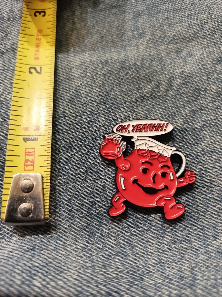 KOOL AID MAN- ENAMEL PIN-SHIP ALL THE PINS YOU BUY FOR $4.99-VISIT OUR ...