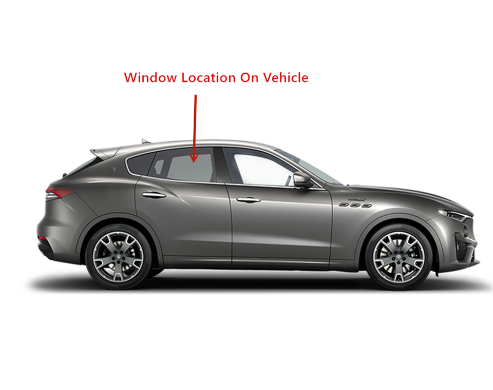 Fit 16-24 Maserati Levante Passenger Right Side Rear Door Window Glass ...