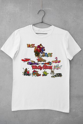 Wacky Races 80's T-shirt Unisex Cotton Tee For Gift Size S M L XL 234XL ...