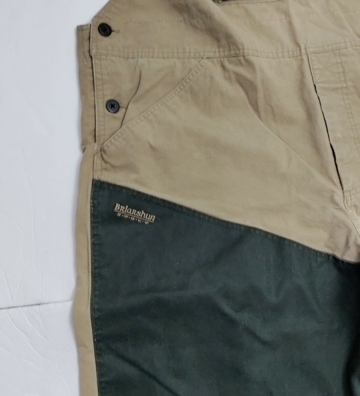 Columbia Briarshun Stout Men XXL Khaki Green Canvas Hunting Bibs ...