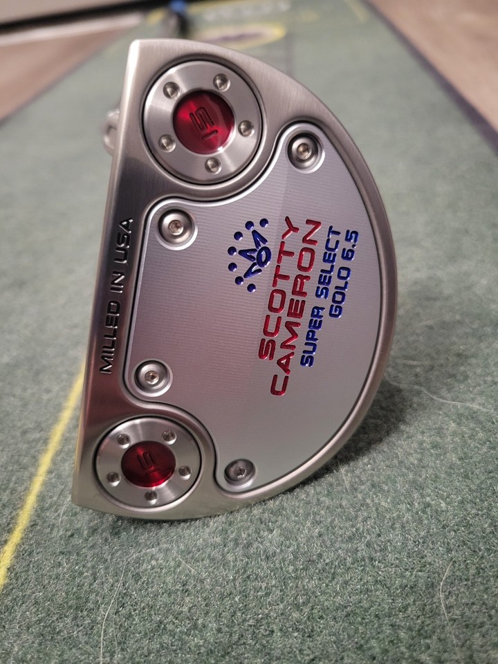Scotty Cameron Super Select Golo 6.5 Putter RH 33.5in USA themed Custom ...