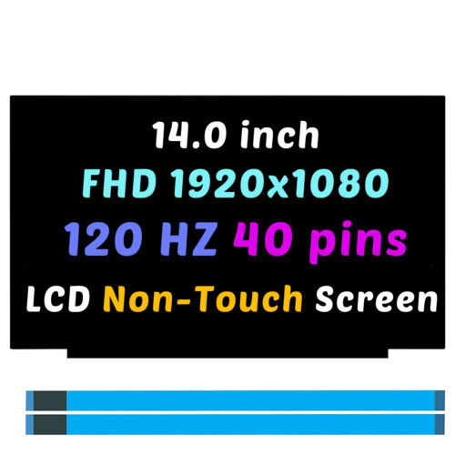 14" for M140NVF7 R0 1.7 LCD Non-Touch Screen Display Panel FHD ...