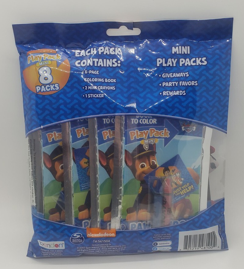 Paw Patrol 8 Pack Mini Play Pack New! | eBay