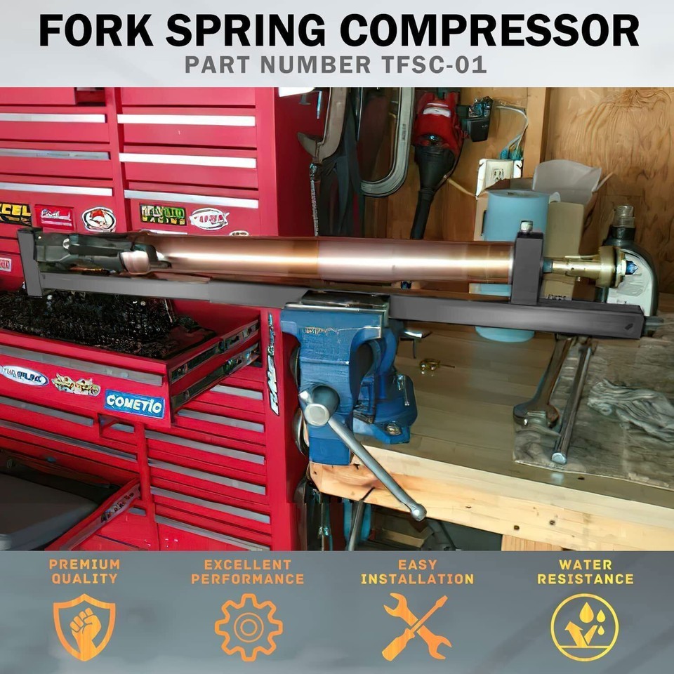 TFSC 01 Fork Spring Compressor Tool for Most Current Sport Bikes Road ...