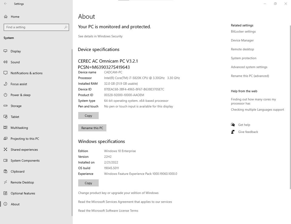 2015 Sirona CEREC AC Omnicam | CEREC 5.2.9 Software | Refurbished Lens ...