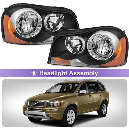 For 2003-2014 Volvo XC90 Headlights Assembly Left and Right VO2502112 ...