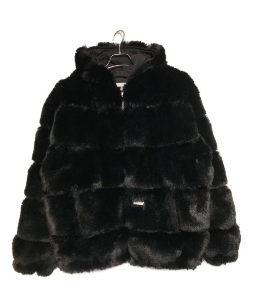 Supreme WTAPS Faux Fur Hooded Jacket Size Medium Black FW21 Supreme WTAPS Faux Fur Hooded Jacket Size Medium Black FW21
