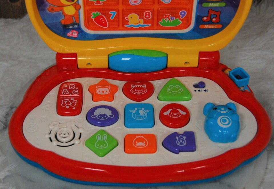 VTech Brilliant Baby Laptop Teaches Colors Shapes Animals Plays Music ...