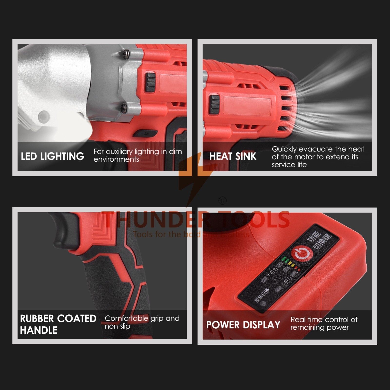 Thunder Tools 21V Cordless Tin Snips Electric Scissor Metal Sheet Shear ...