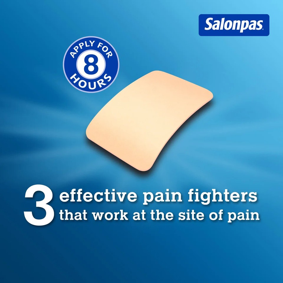 SALONPAS 140 Pain Relieving Patches external Arthritis Back Relief NEW ...