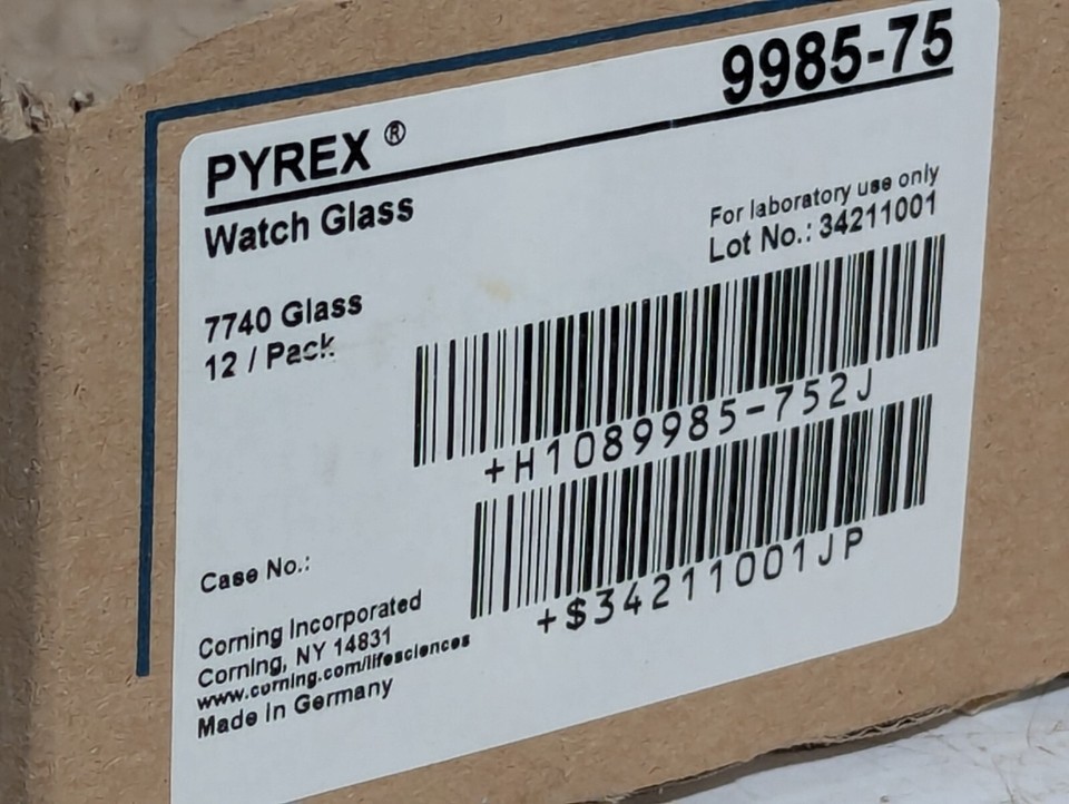 Large Lot of 80+ Pyrex Watch Glass Beaker Cover Glass (7740) 9985-75 ...