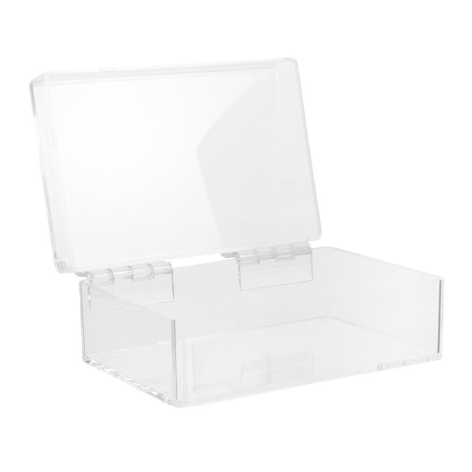 Craft Storage Box Chocolate Case Clear Acrylic Jewelry Container | eBay ...